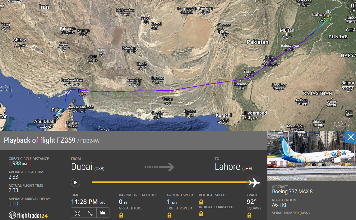 flydubai Dubai-Islamabad & Dubai-Lahore Flights Temporary Permission ...